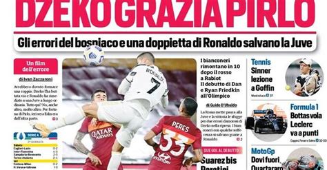 CORRIERE DELLO SPORT La Prima Pagina Di Oggi 28 Settembre 2020