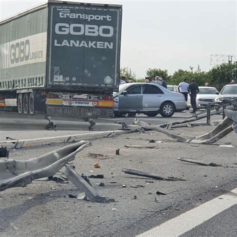 Trafic îngreunat pe autostrada A1 la km 64 Info Trafic Romania