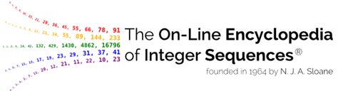 the on line encyclopedia of integer sequences® oeis®