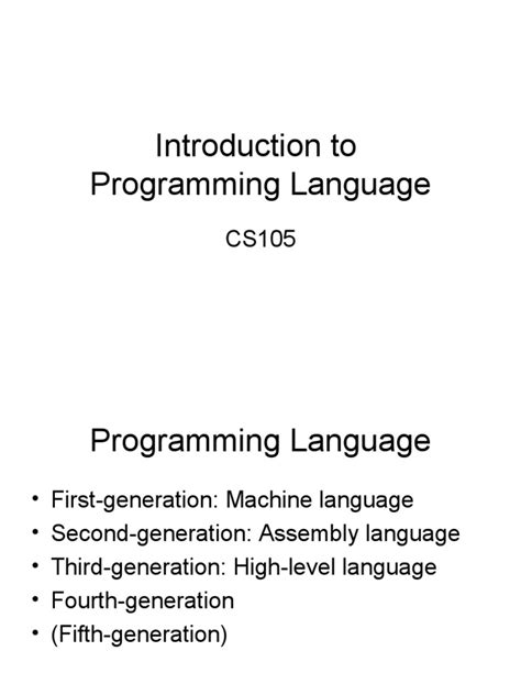 introduction to programming language pdf parsing compiler
