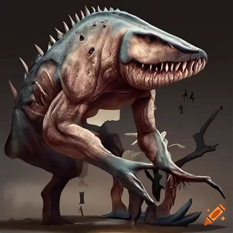 Artwork Of A Post Apocalyptic Mutant Creature On Craiyon