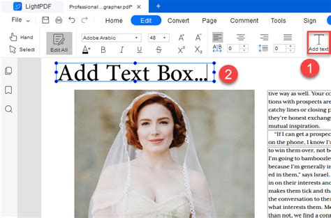 How To Edit Text In PDF Files Easily With LightPDF