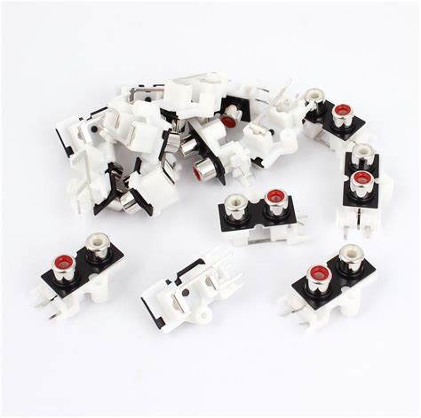 Amazon Uxcell Pcb Mount Rca Female Outlet Jack Tv Speaker Video