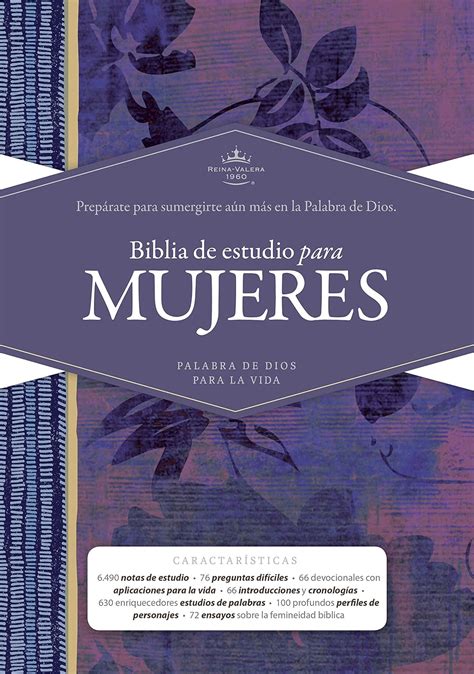 Rvr Biblia De Estudio Para Mujeres Tapa Dura Reina Valera