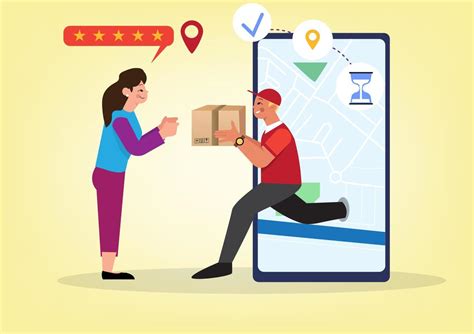 el concepto de servicio de entrega toma de pedidos y la entrega rápida