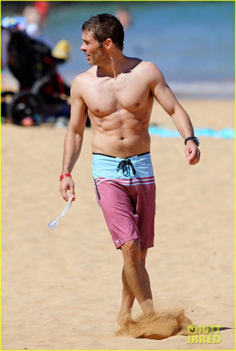 Shirtless James Marsden Shows Off Ripped Body In Hawaii Photo