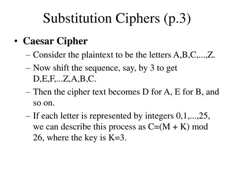 ppt substitution ciphers powerpoint presentation free download id 5330777