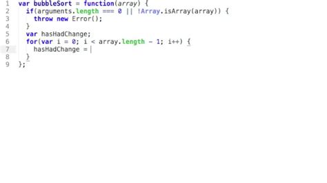 bubble sort in javascript live coding of sorting algorithm by selby youtube