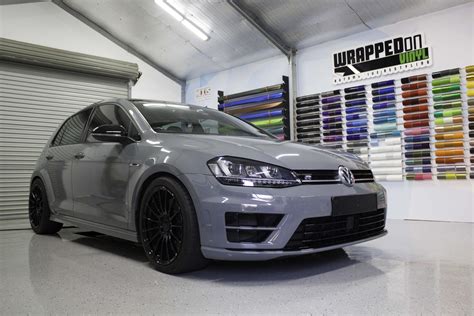 VW Golf R Hexis Nardo Grey Wrapped On Vinyl Bendigo Automotive