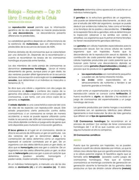 Resumen Ovogénesis y Espermatogénes Embarazo Cap 20 Medlife andrea