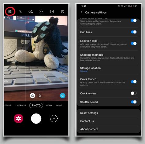 android camera settings features and more explained upphone