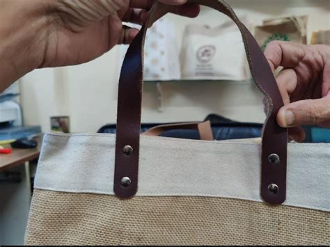 Printed Jute And Juco Bag With Leather Handle At Rs 150 Piece In Nadiad