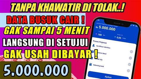Data Busuk Cairpinjol Ilegal Mudah Cair Gak Usah Dibayar Pinjaman