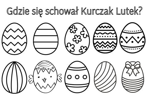 Wielkanocna Kolorowanka Do Druku Dla Dzieci HELPA