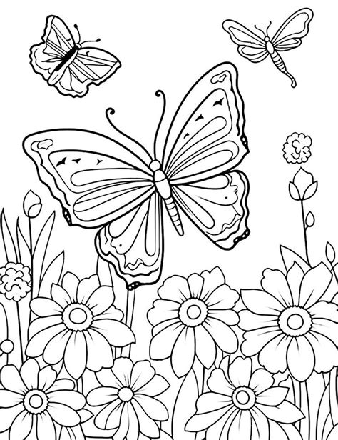 50 Butterfly Coloring Pages 2024 Free Printable Sheets Butterfly
