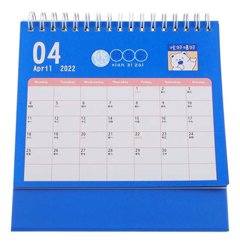 Calendario De Escritorio Mensual De Calendario De Pape Cuotas