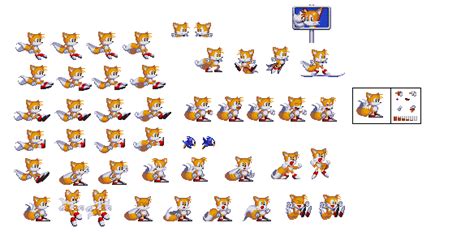 Tails Sprites By Sonicfanman On DeviantArt