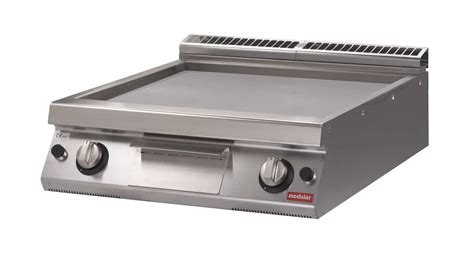 FRY TOP PLACA LISA CROMO DURO DE SOBREMESA MARCA MODULAR GAMA 700