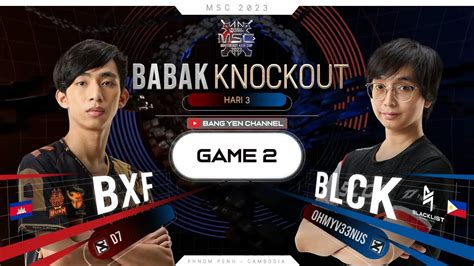 Burn X Flash Vs Blacklist International Game Knockout Stage Day