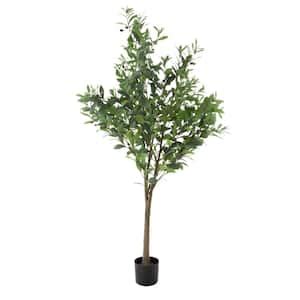 Stylewell Ft Indoor Artificial Olive Tree The Home Depot