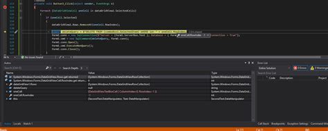 c i need to delete selected row from the datagridview stack overflow