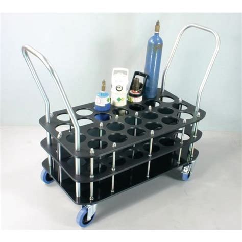 Oxygen Cylinder Trolley For 26 X 100mm Dia Bottles
