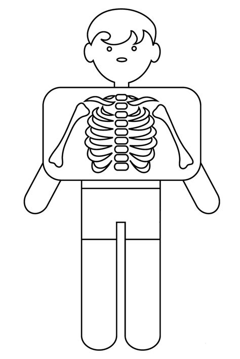 X Ray Coloring Page ColouringPages