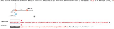 Answered Three Charges Are Arranged As Shown In Bartleby