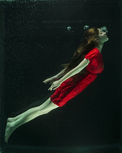 Free Images Woman Diving Female Drowning Live Model Red Fashion Freedom Life Fine