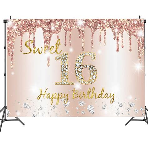 Buy Happy Th Birthday Banner For Girl Sweet Birthday Decorations