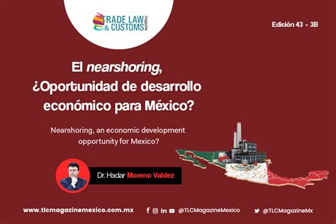 El nearshoring Oportunidad de desarrollo económico para México TLC