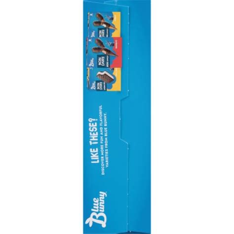Blue Bunny Chocolate Cookie Crumble Non Dairy Mini Ice Cream Bars 6