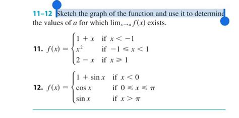 solved 11 12 sketch the graph of the function and use it to