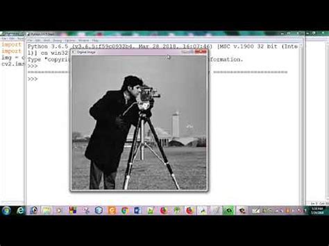 Convert GrayScale To Binary Image Using Opencv Python YouTube