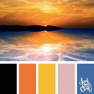 25 Color Palettes Inspired By Beautiful Landscapes Sunset Color