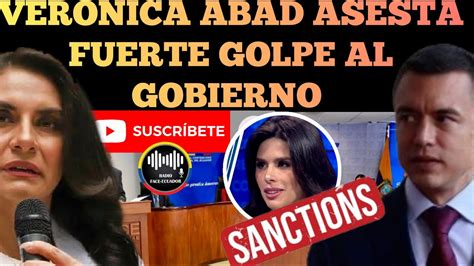 VERÓNICA ABAD LE ASESTA DURO G0L PE AL PRESIDENTE DANIEL NOBOA Y SU