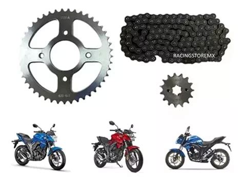 Kit De Sprock Arrastre Completo Suzuki Gixxer Gixxer Sf Env O Gratis