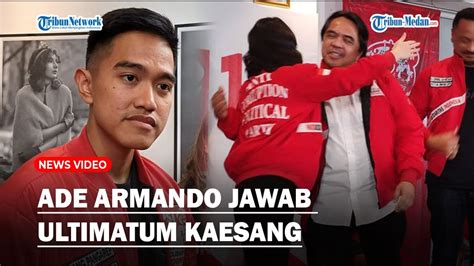 ADE Armando Jawab Ultimatum Ketum PSI Kaesang Untuk Keluar Dari Partai