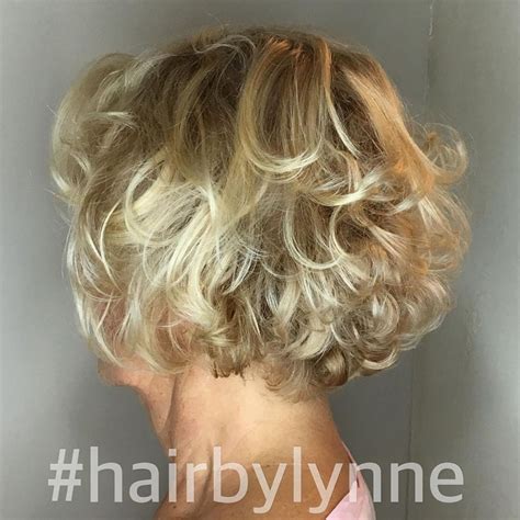 Short Curly Blonde Hairstyle For Over Short Blonde Curly Hair