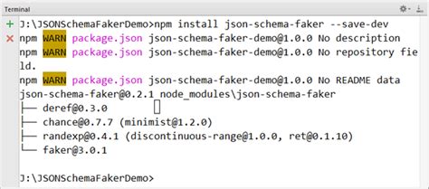 json schema faker demo tutorial savvy