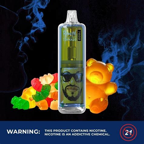 Randm Tornado 7800 Puffs Electronic Cigarettes 15ml E Liguid Disposable