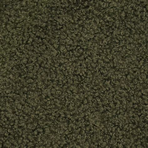 Feinstrick Bouclé uni oliv Stoffe Hemmers