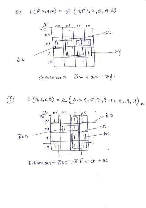 [solved] 1 simplify the following sop expression using karnaugh map 10 10 course hero