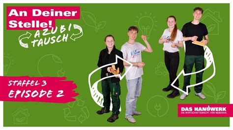 An Deiner Stelle Azubi Tausch Tischler Zahntechniker Episode
