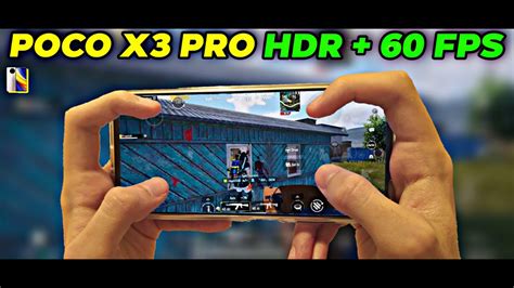 HDR POCO X3 PRO HDR 60 FPS PUBG TEST WITH FPS METER POCO X3 PRO