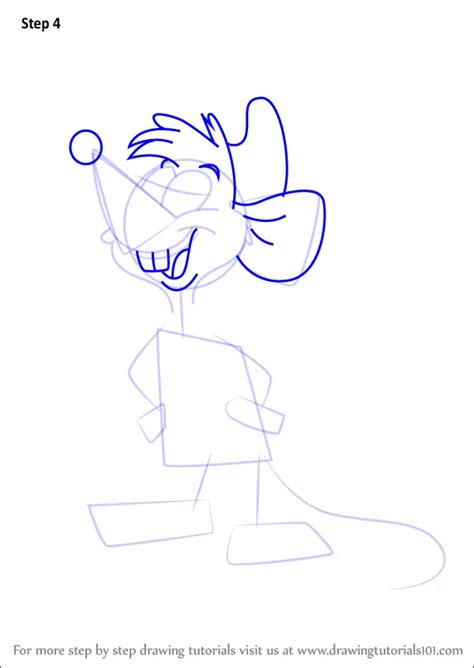 How To Draw Jaq From Cinderella Cinderella Step By Step