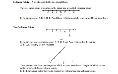 collinear points formula class 7 maths physics wallah