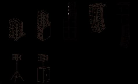 K La Dsp Dual Two Way Active Dsp Controlled Line Array