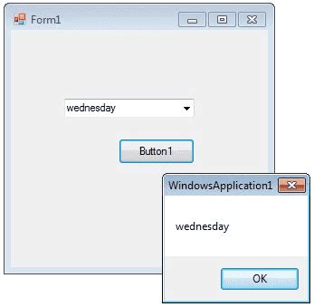 Combobox C Windows Forms