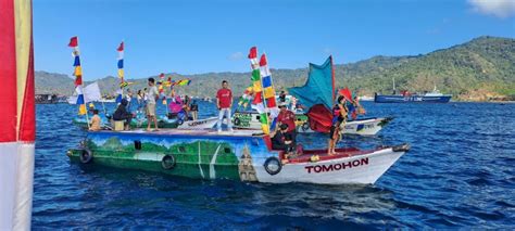 Sailing Pass Dua Perahu Mural Pemkot Tomohon Tampil Memukau Dalam